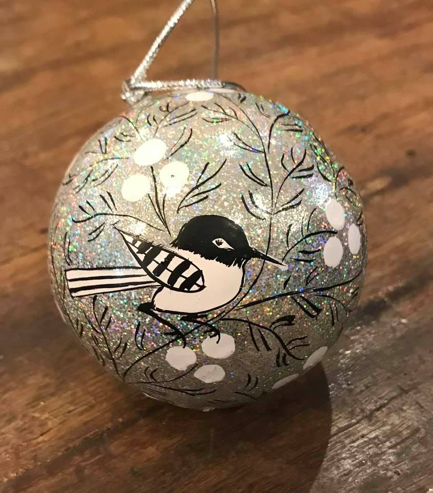 silver bird christmas bauble – Birds Yard