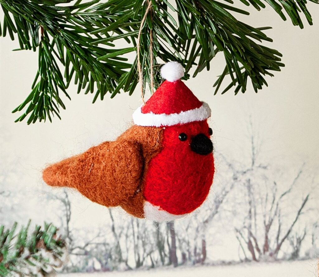 Santa robin decoration – Birds Yard