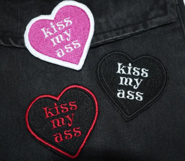 Kiss My Ass Patch Birds Yard